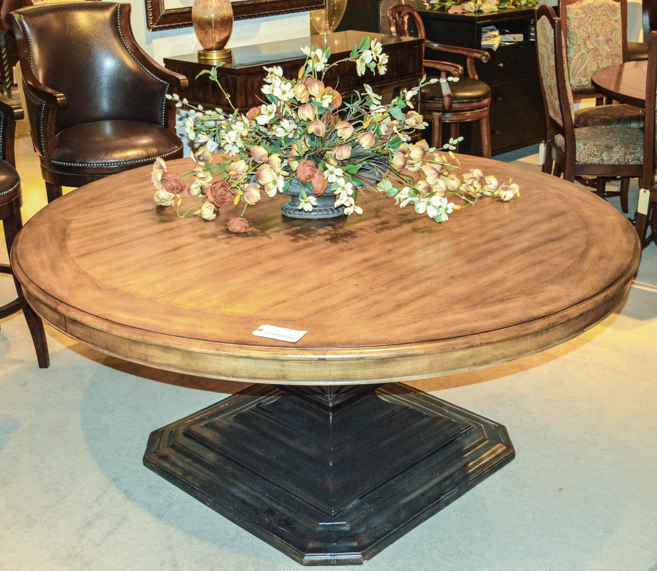 68 round dining table store